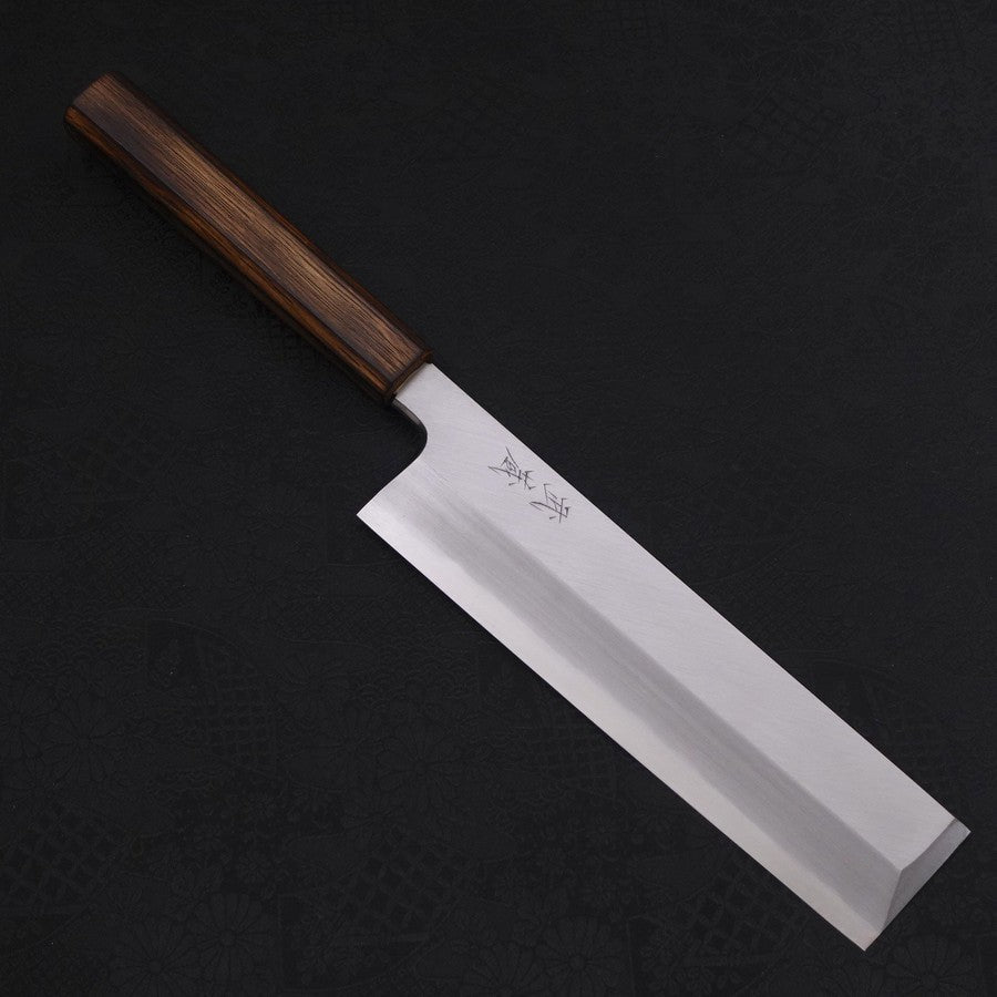 Usuba(Kanto-Stil) White steel #2, Kasumi Sumi Urushi Griff, 210mm ...